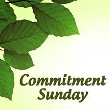 Commitment sunday – St. Mark Lutheran Church
